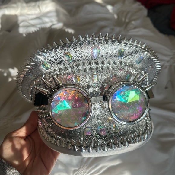 Accessories | Holographic Spiked Goggles | Poshmark